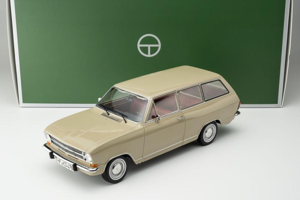 Opel Kadett B Caravan (1972) sierra beige / red interior 1:18 Touring ...